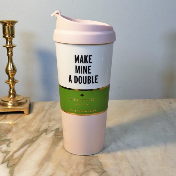 kate spade | Dining | Nwt Kate Spade New York Thermal Hotcold Make Mine A Double 6 Oz | Poshmark